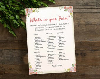 Purse invitations | Etsy