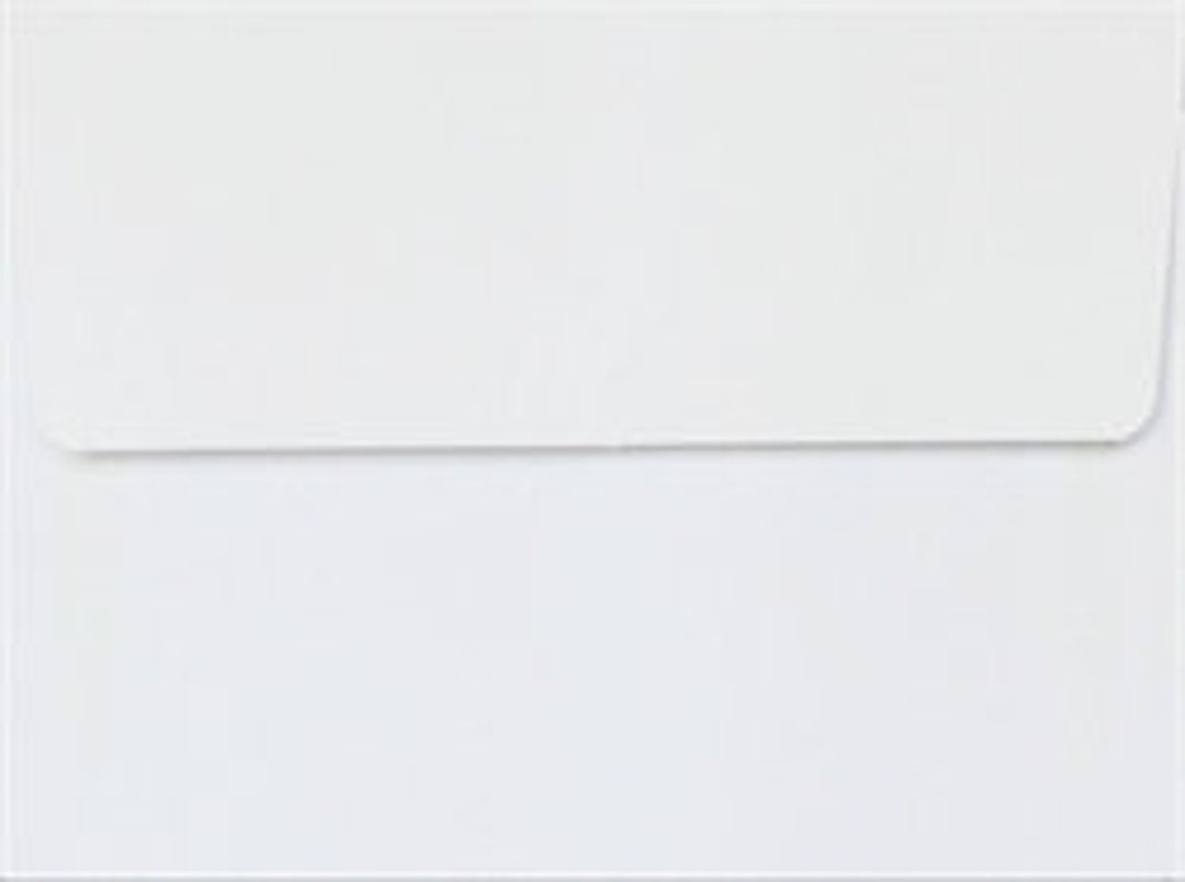 Bright White A2 Envelopes 25 Pack, Note Card Envelopes, White Note Card ...