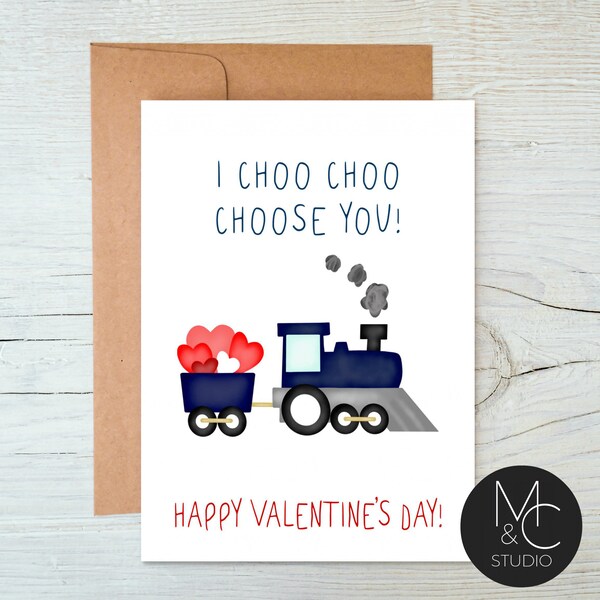 Train Valentine - Etsy