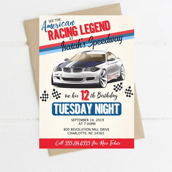 Bmw Invitation - Etsy