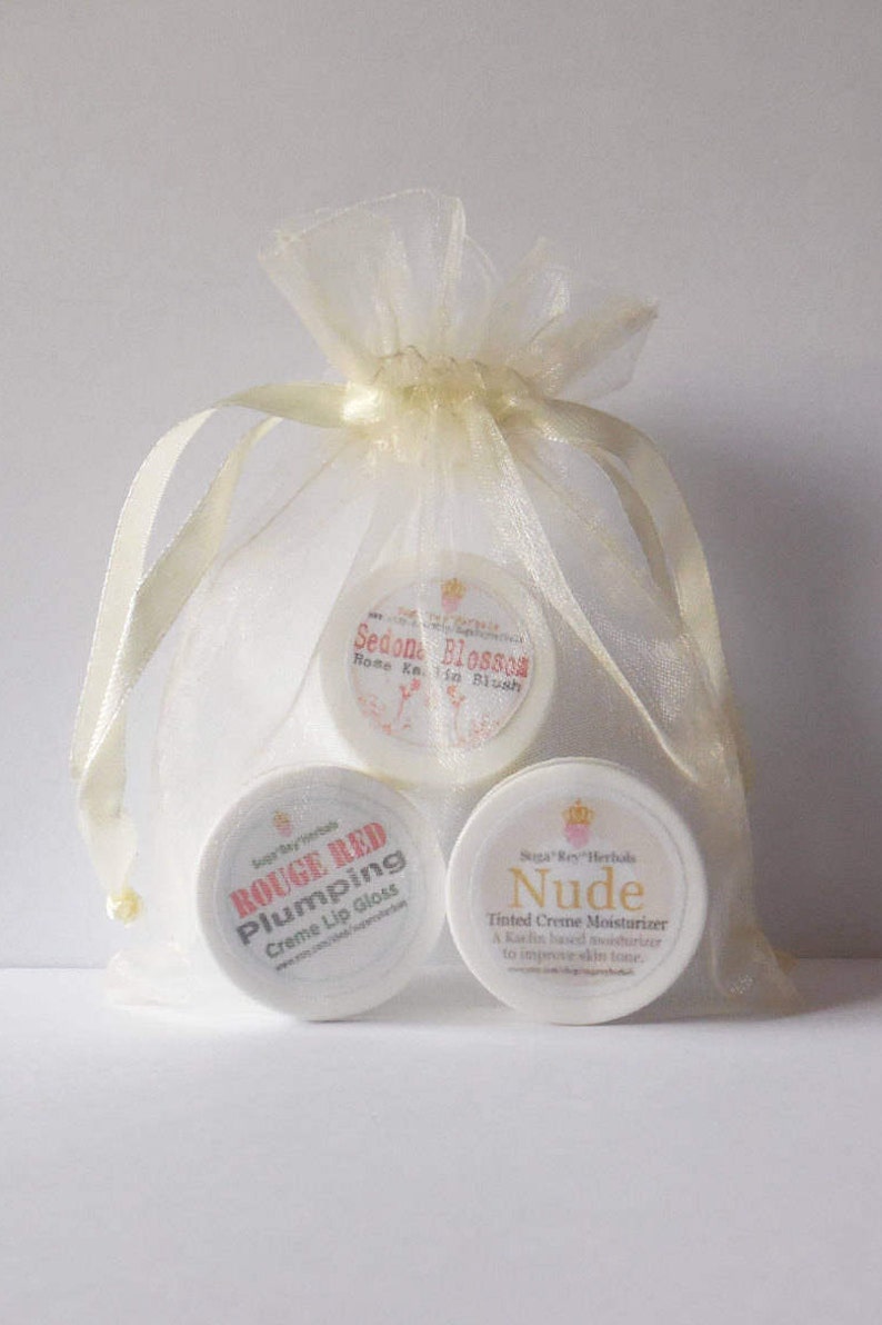 Natural Beauty Set 3 Piece Vegan Cosmetic Set Includes: - Etsy