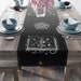Halloween Table Runner Gothic Witch Kitchen Decor Skulls - Etsy