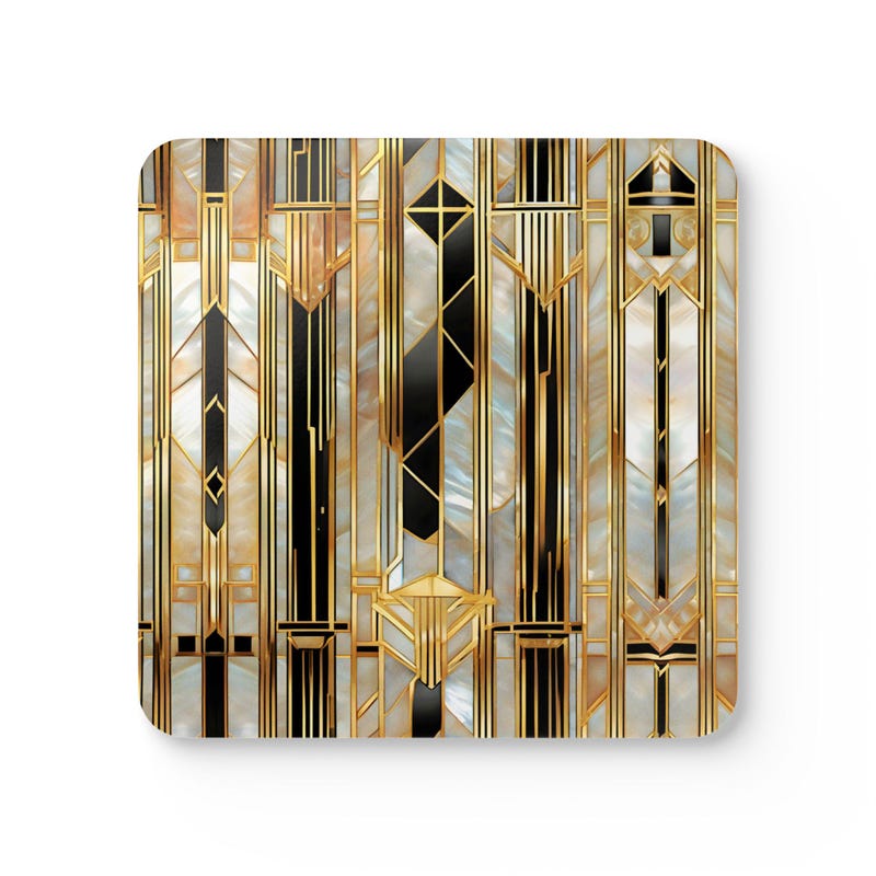 Art Deco Coasters - Etsy