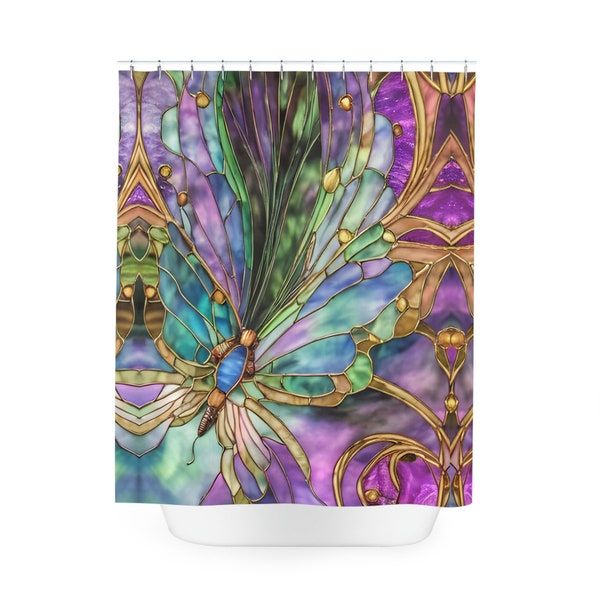 Purple Butterfly Shower Curtains - Etsy Purple Butterfly Shower Curtains - Etsy
