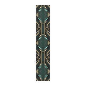 Green Gold Gatsby Art Deco Table Runner 1920s Style Inspired Home Decor ...