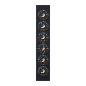 Moon Stars Table Runner Dark Blue Celestial Astronomy Gothic Witchy ...
