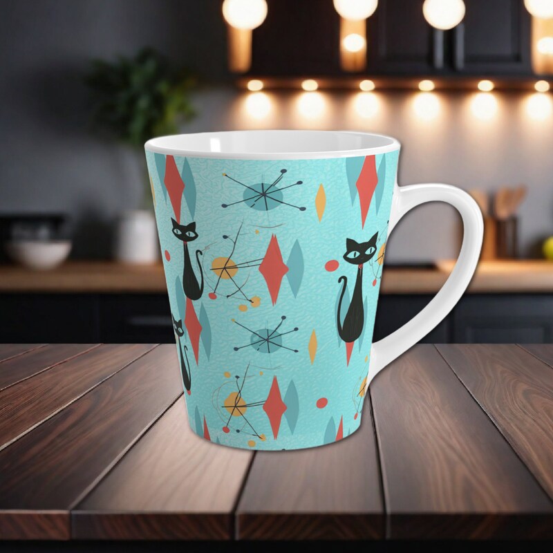 Mid Century Mug - Etsy