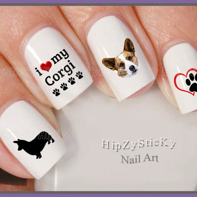 Dog Paw Nail Art - Etsy