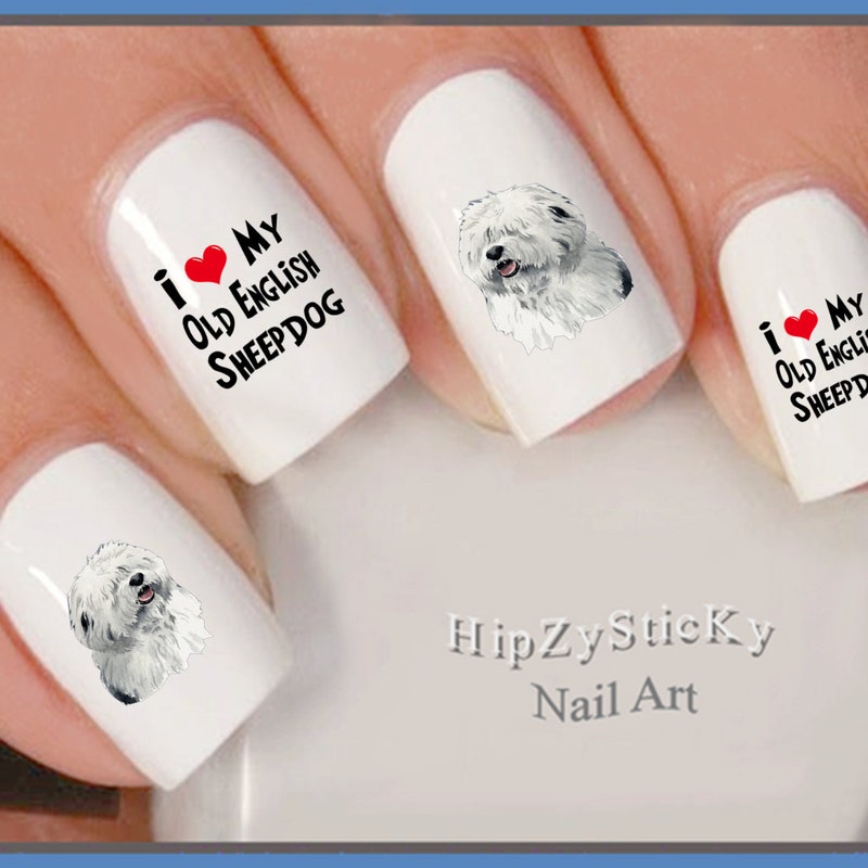 Dog Nail Decal - Etsy