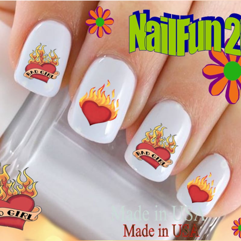 Motorcycle Nails - Etsy