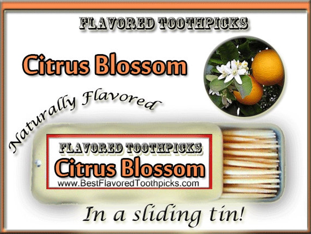 Citrus Blossom Flavored Toothpicks - 70+ Flavors! Unique Gifts for Dad ...