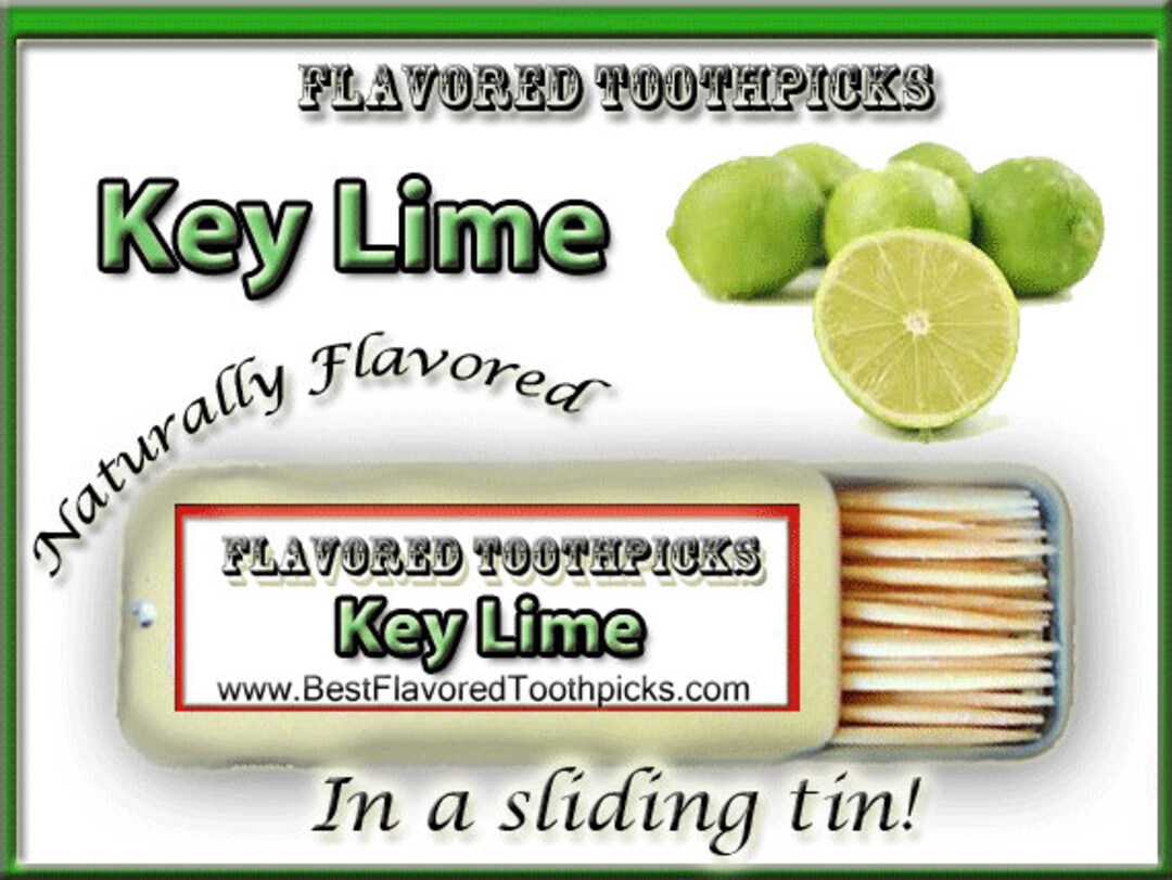 Key Lime Flavored Toothpicks - 70+ Flavors! Gifts for Teachers, Gifts ...
