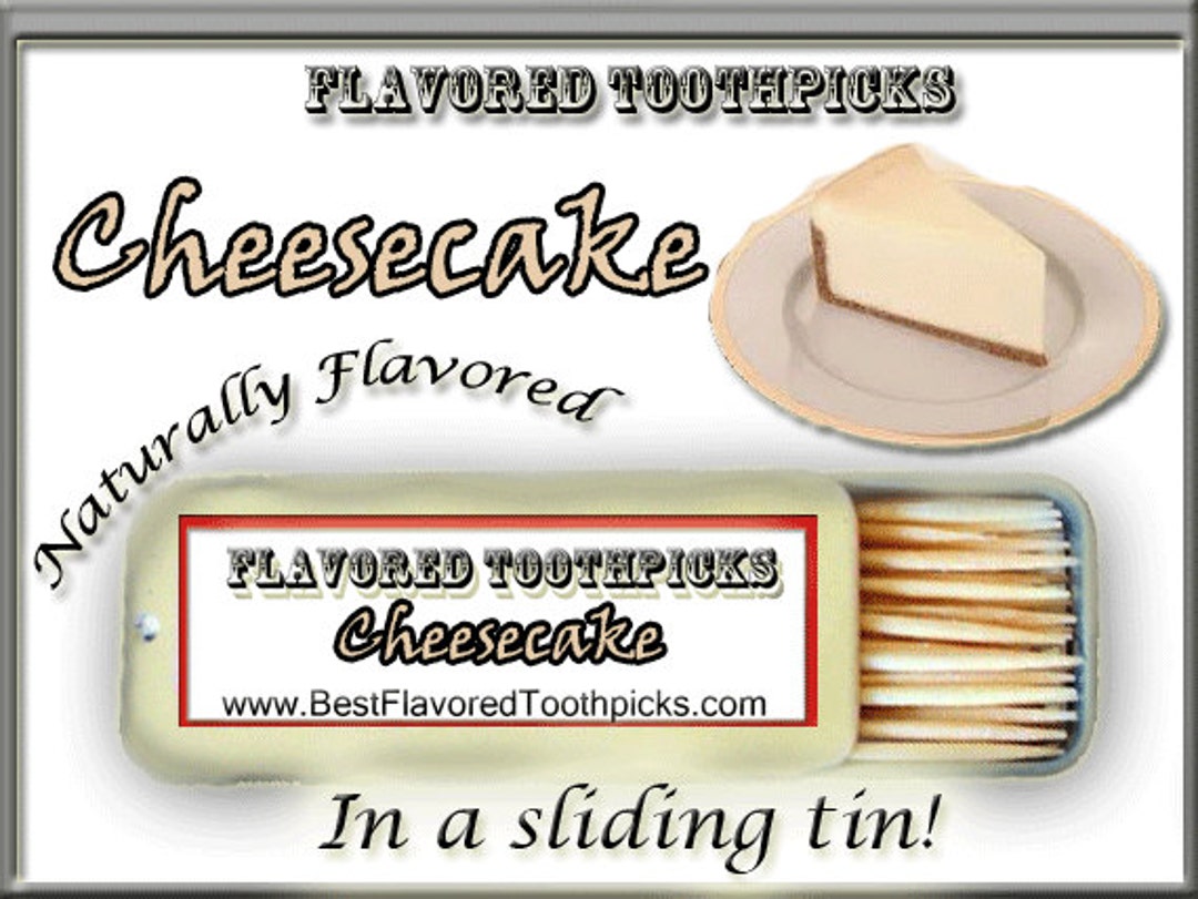 Cheesecake Flavored Toothpicks - 70+ Flavors! Anniversary Gifts ...