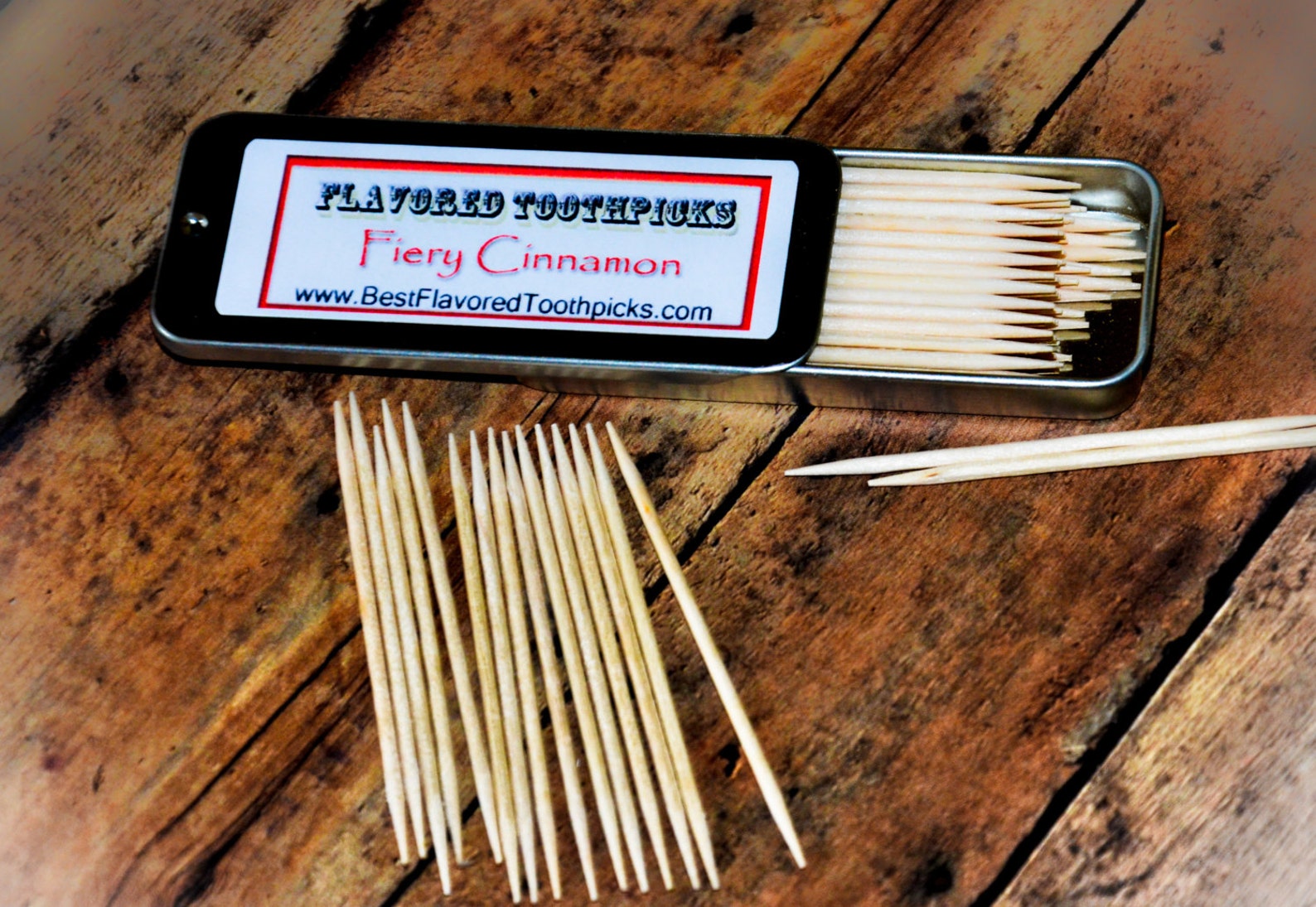 Hot Cinnamon Flavored Toothpicks Wooden Toothpicks Custom - Etsy