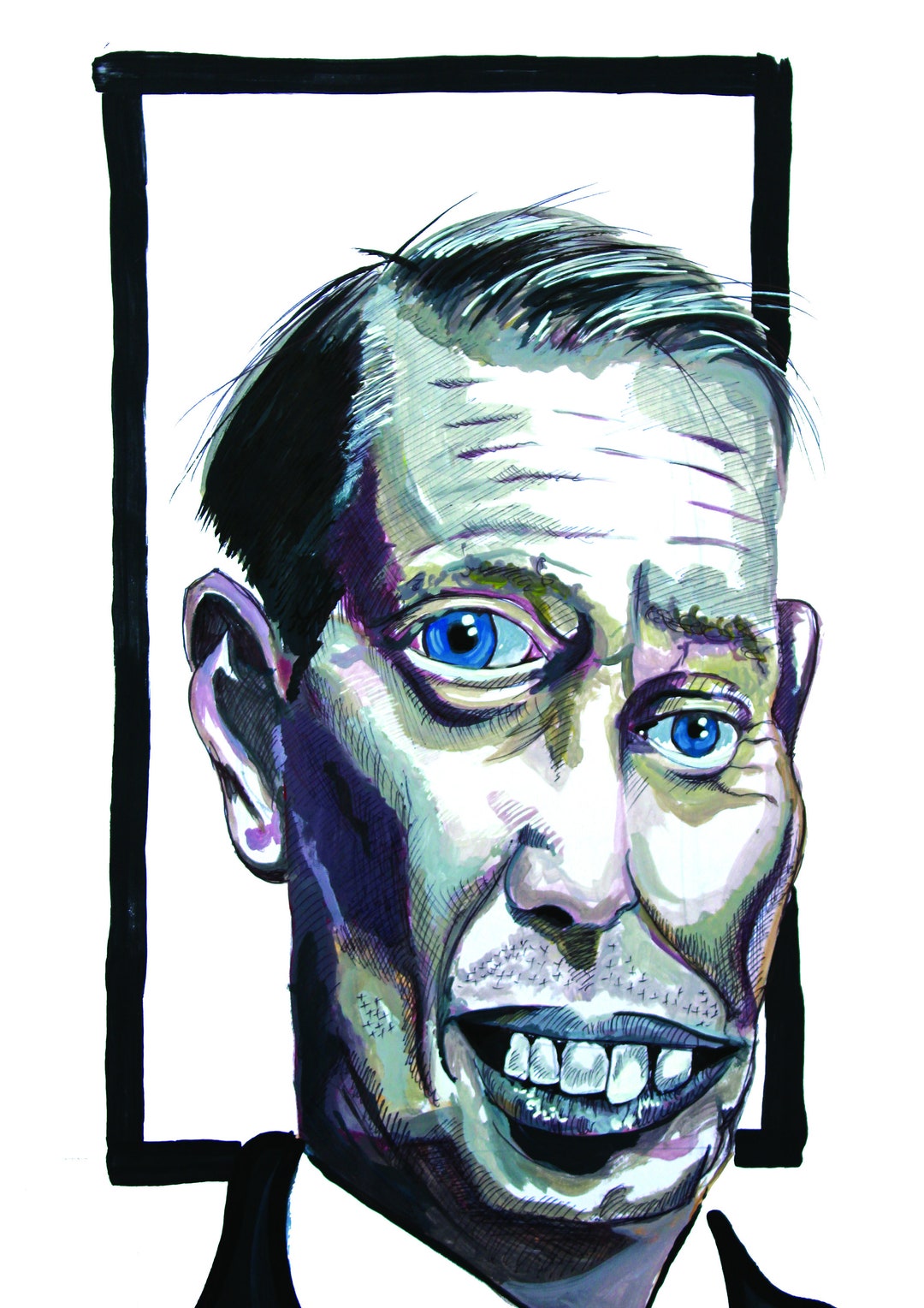 Steve Buscemi Schets print - Etsy België