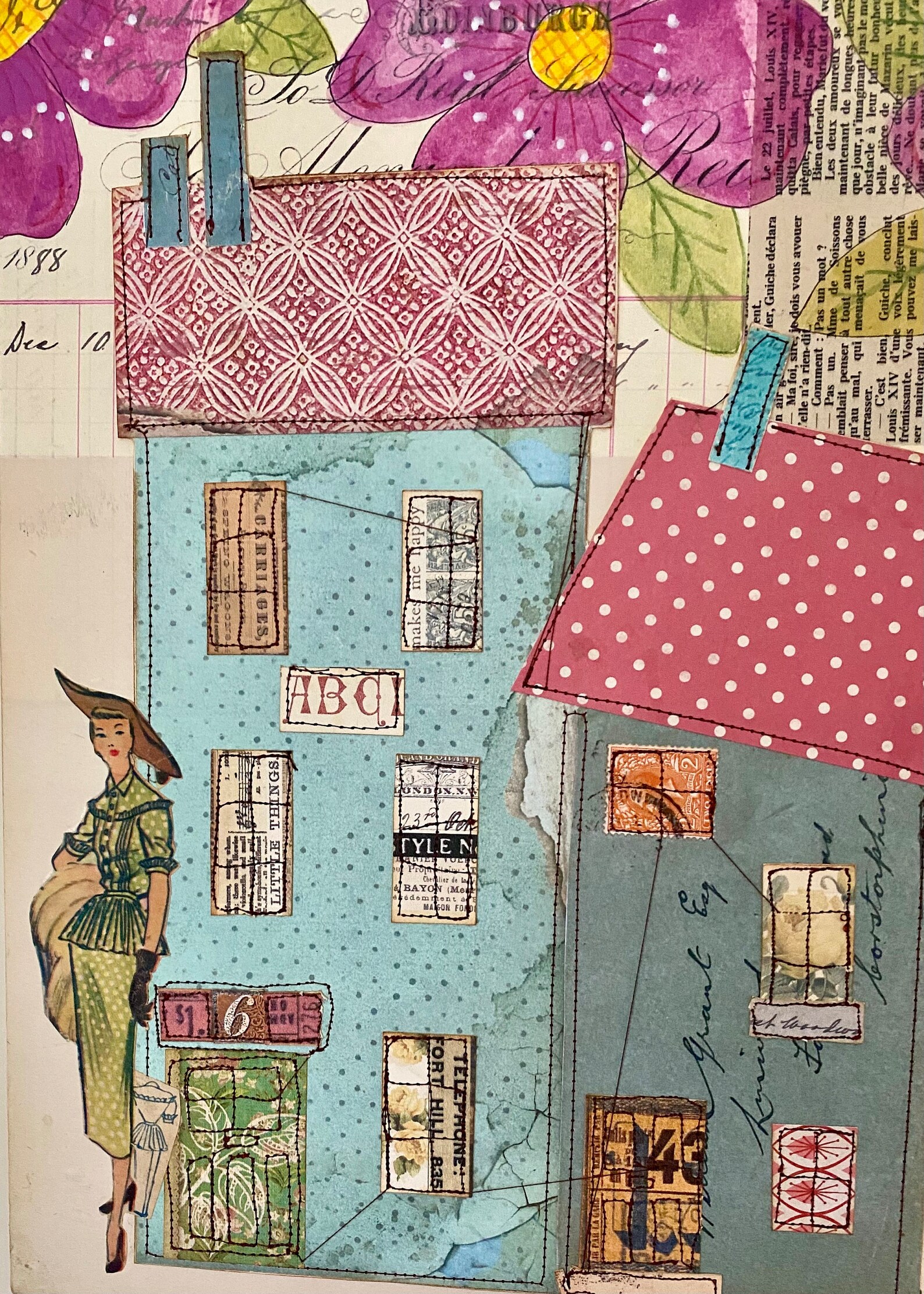 Miss Alderley Receives (by Appointment) A Mixed Media Painted and ...