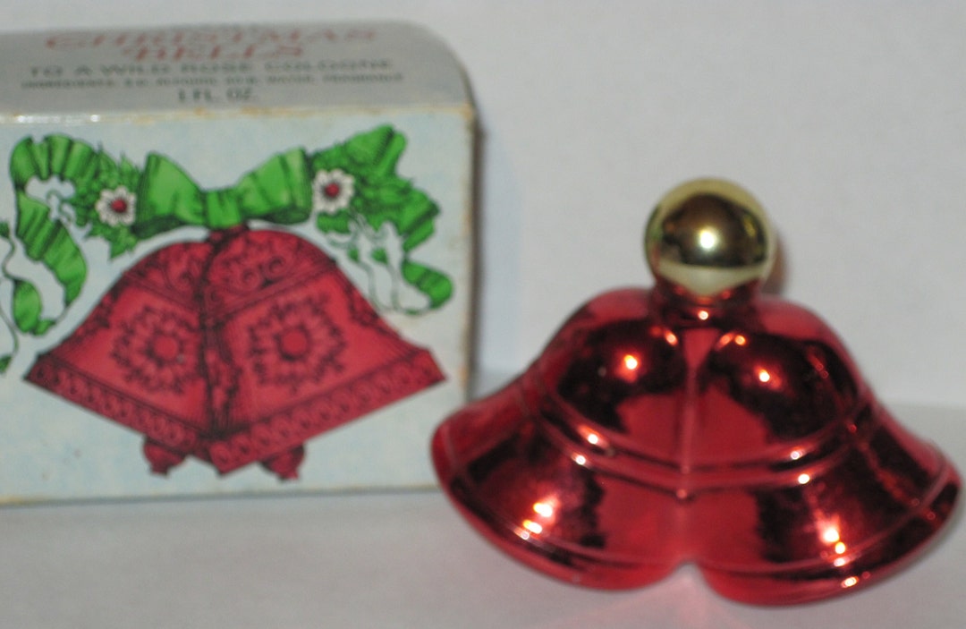 Avon Christmas Bells to A Wild Rose Cologne Bottle Mint in Original Box ...