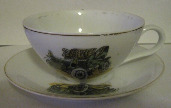 Drink & Barware Kitchen & Dining Vintage Set of 2 Cups and 1 Saucer ...