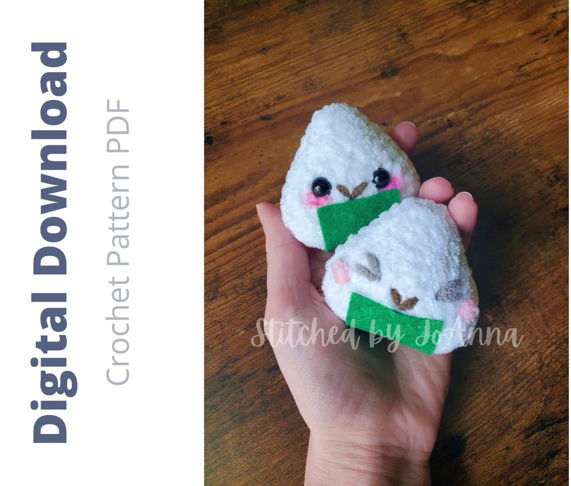 Onigiri Amigurumi Digital Pattern Download - Etsy