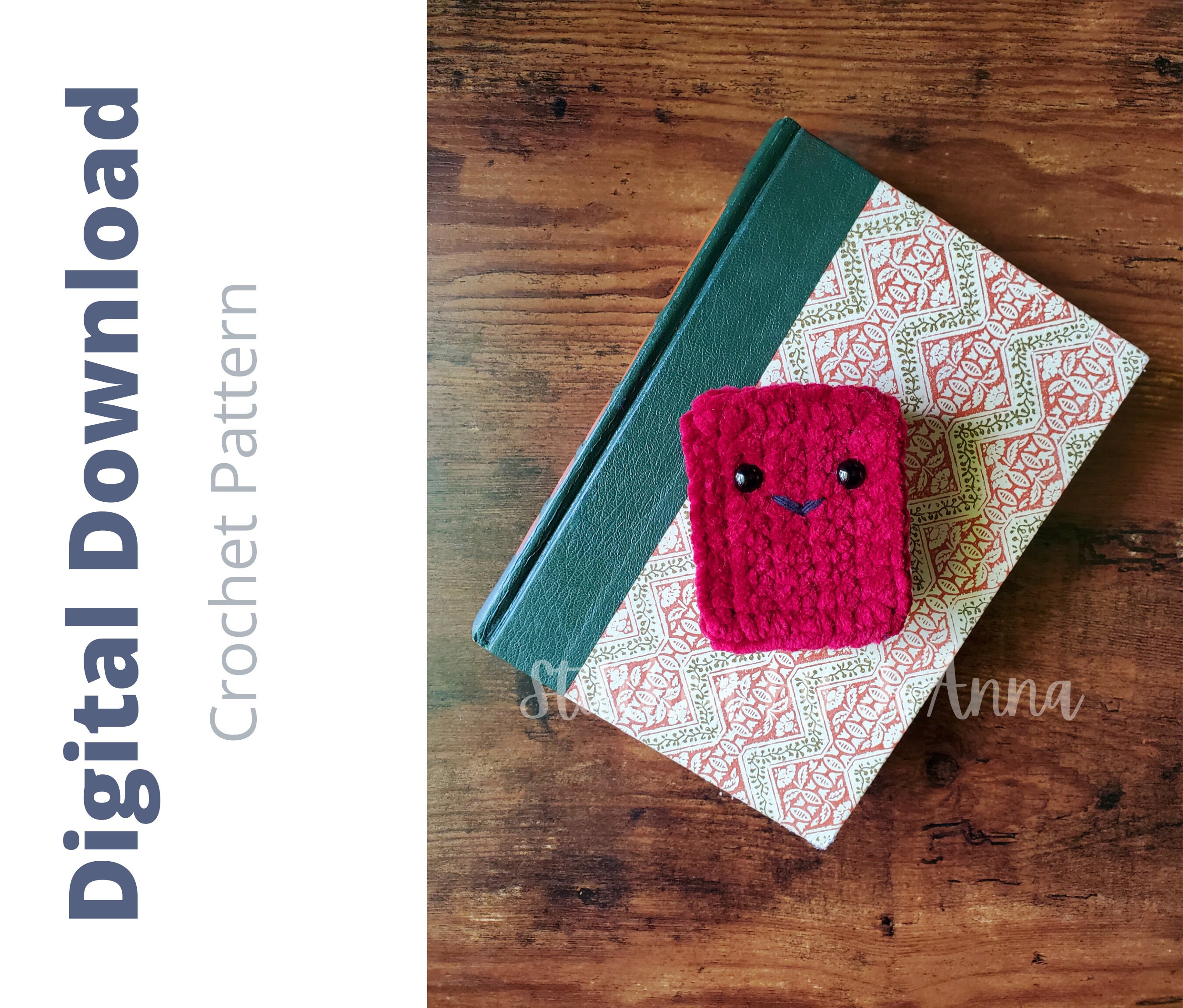 Plush Book Amigurumi Pattern Crochet Pattern PDF - Etsy
