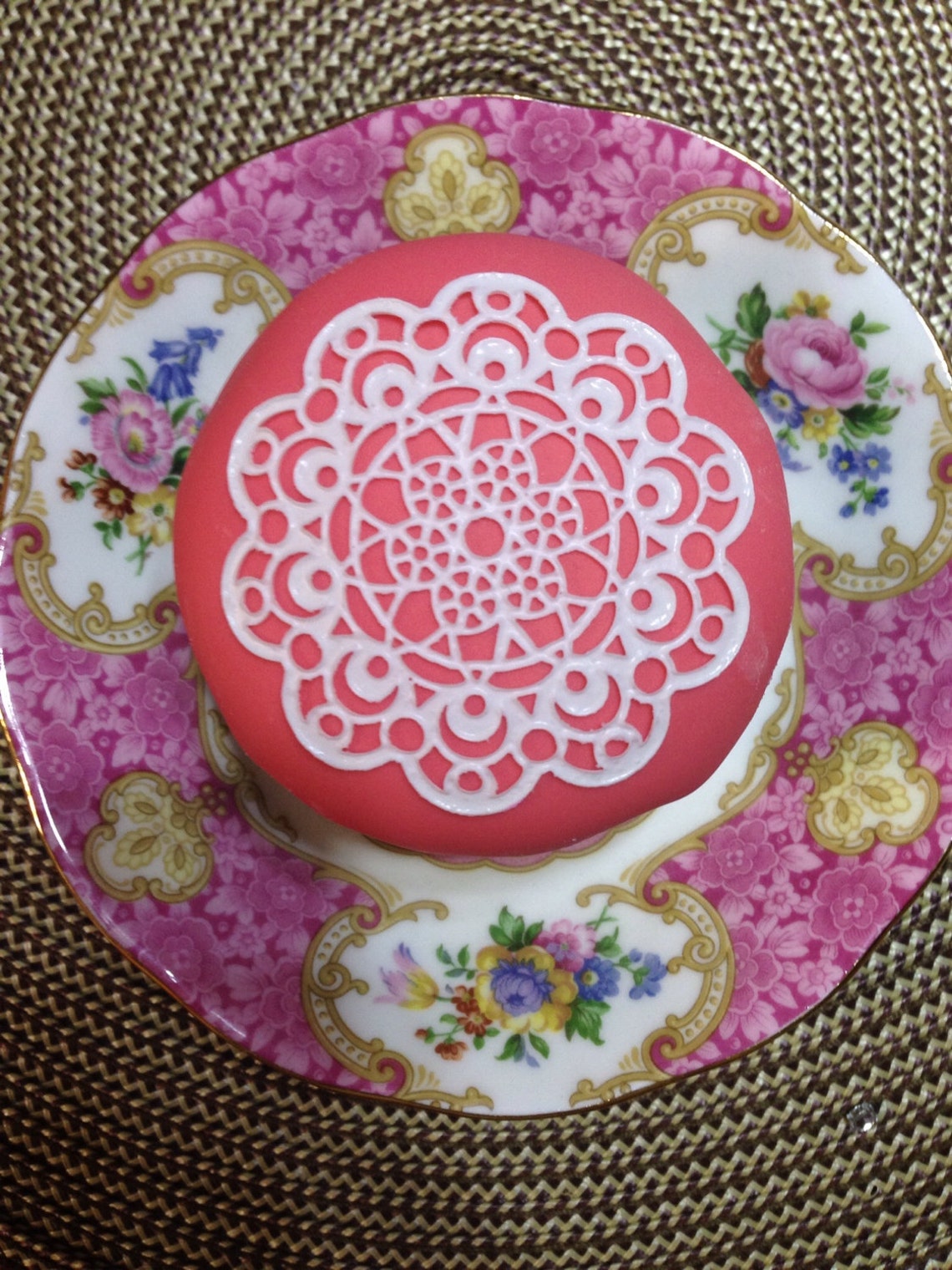 100 Sugar Doilies 2.5 Edible Aztec Doily Tea or Coffee | Etsy