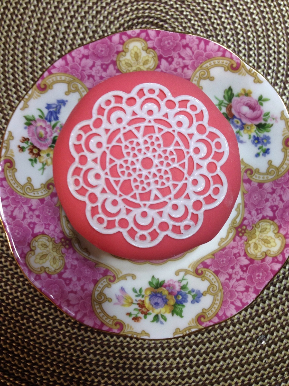 100 Sugar Doilies 2.5 Edible Aztec Doily Tea or Coffee | Etsy