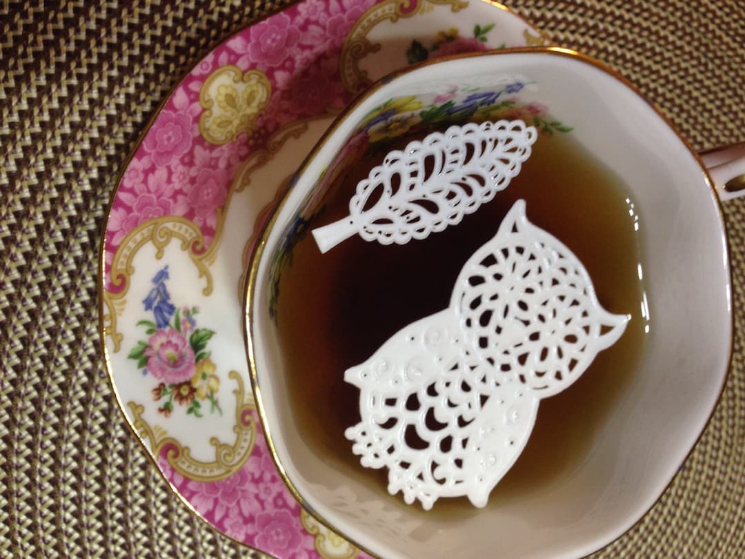 12 Daisy Owl Sugar Doilies 2.5" Edible Tea or Coffee Doilies Wedding ...