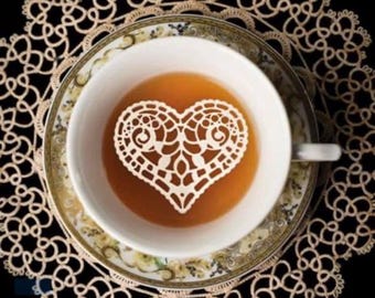 VARIOUS SHAPES EDIBLE Sugar Lace Doilies Ready to Use for Coffee, Tea ...