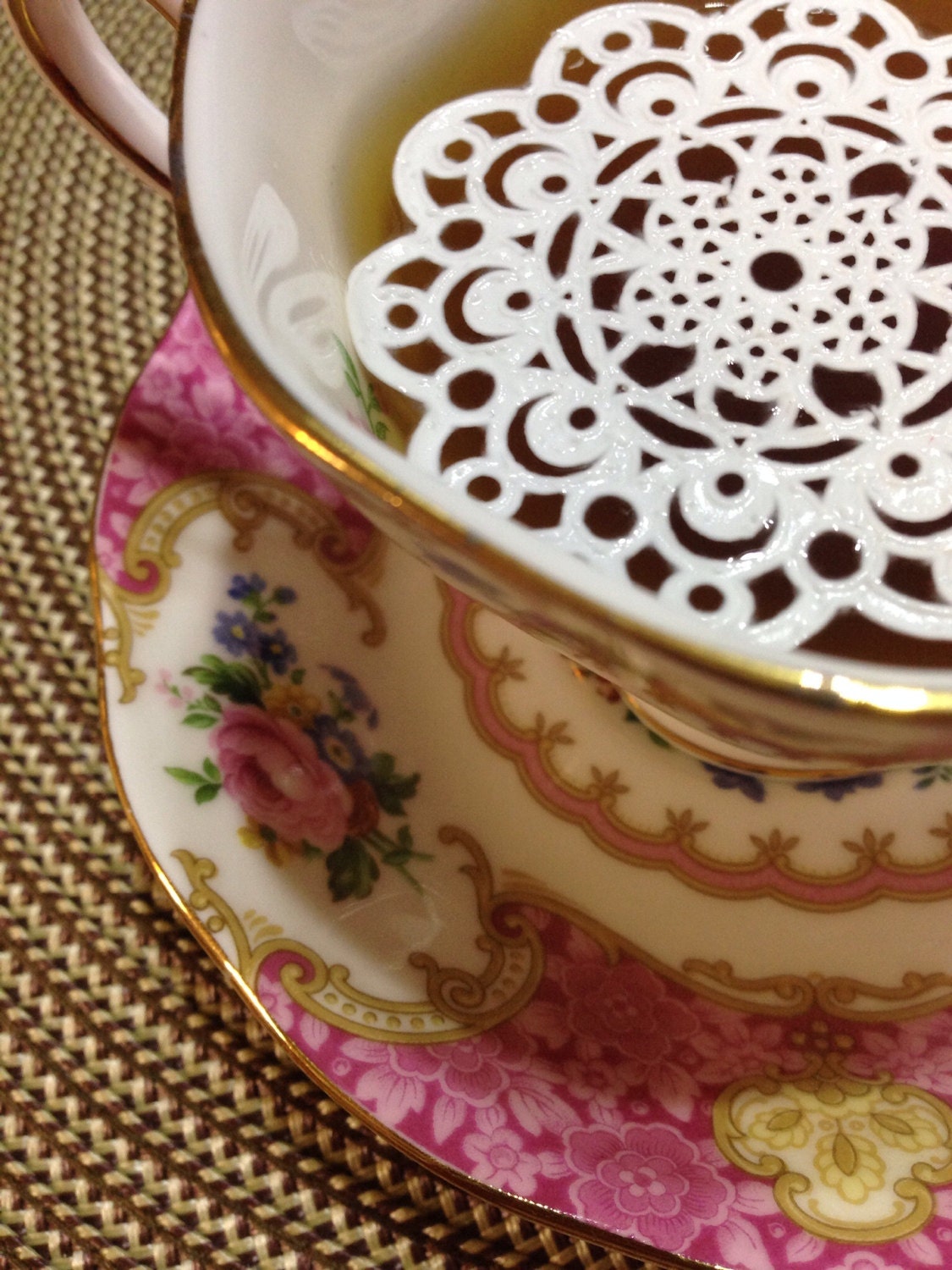 100 Sugar Doilies 2.5 Edible Aztec Doily Tea or Coffee | Etsy