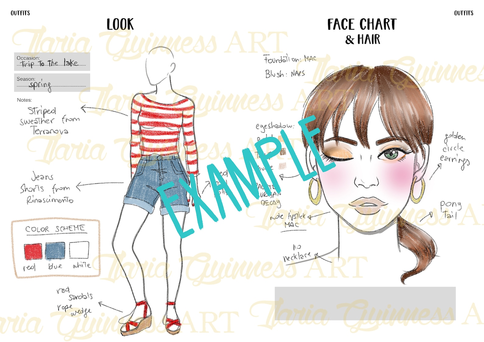 Printable Lookbook to Create Your Own Looks Print and Draw Your Outfits ...