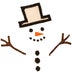 Stick Snowman Embroidery Design: Winter Holiday (PES, JEF, DST ...