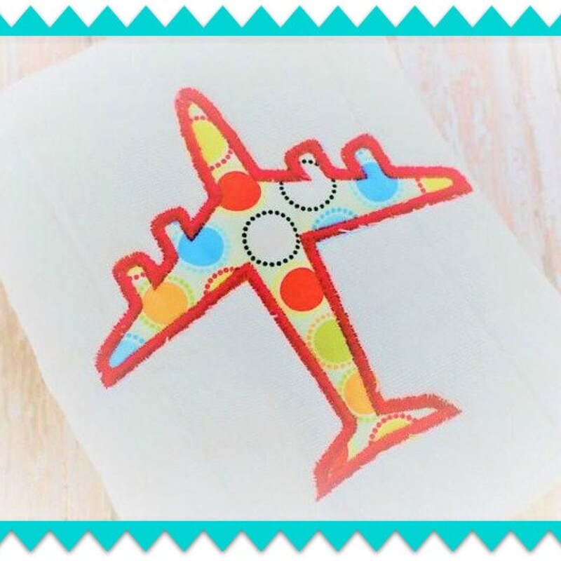 Airplane Applique - Etsy