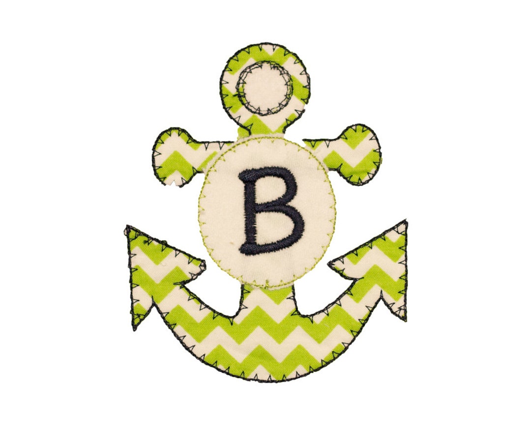 Boat Anchor Embroidery Design for Anchor Applique Pattern, Anchor ...