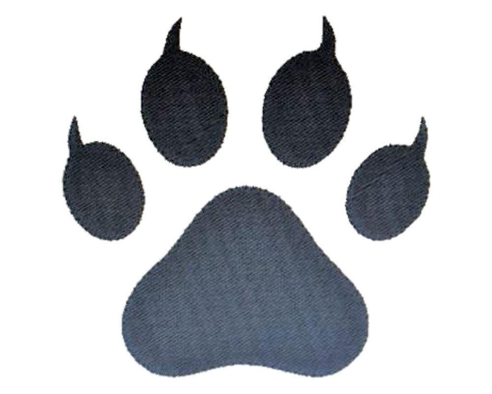Paw stitch embroidery design for machine embroidery digital | Etsy