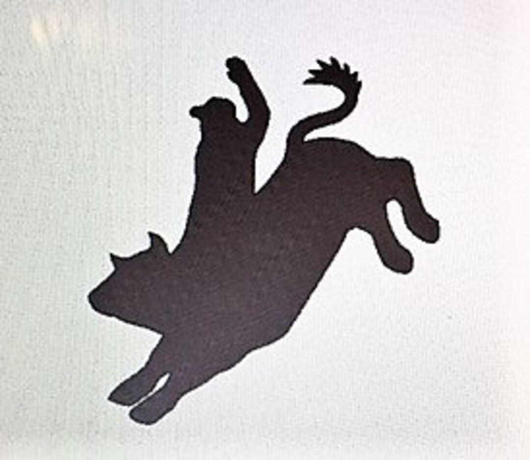 Bull Rider Stitch Embroidery Design for Embroidery Machine File Pattern ...