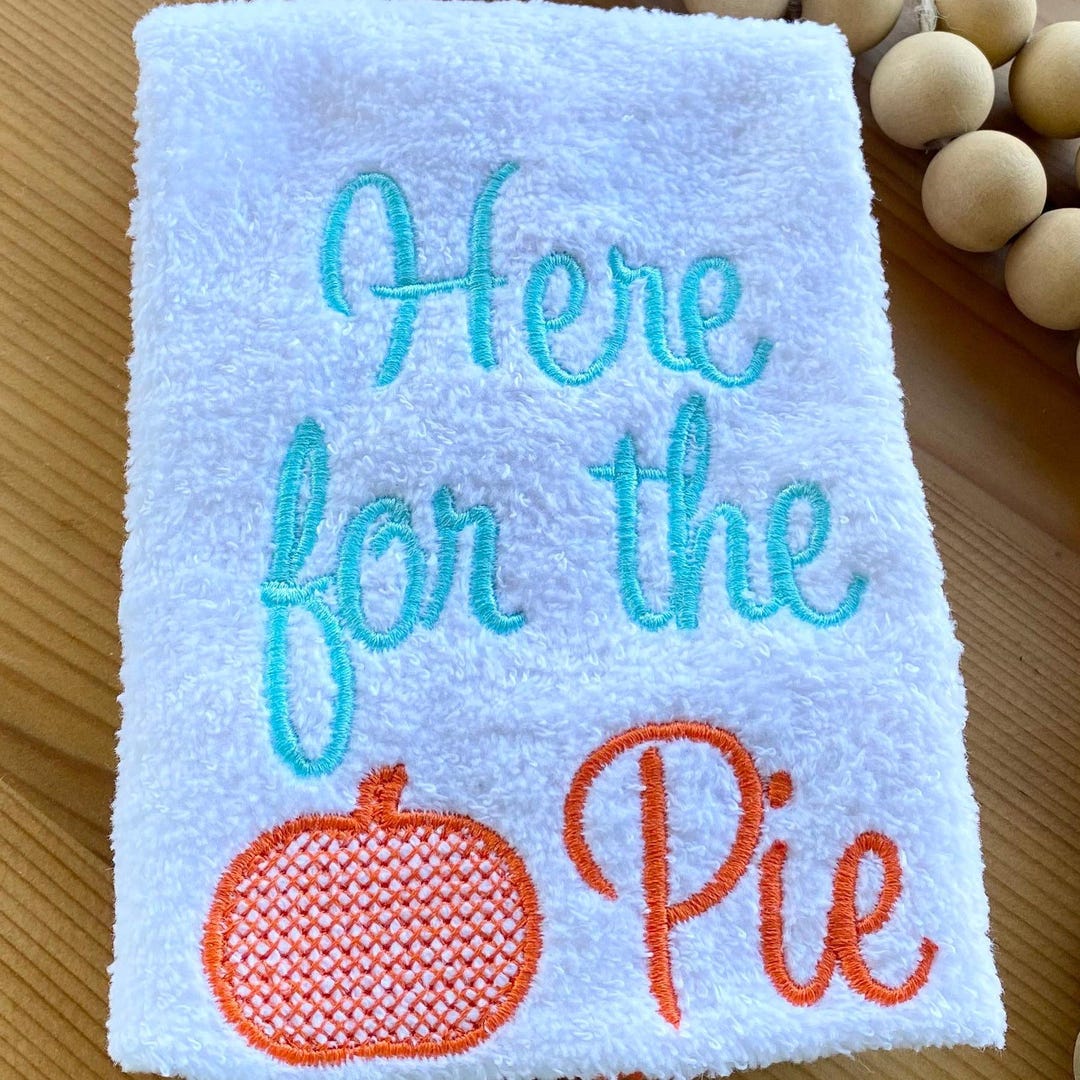 Pumpkin Pie Embroidery Design for Here for the Pumpkin Pie Machine ...