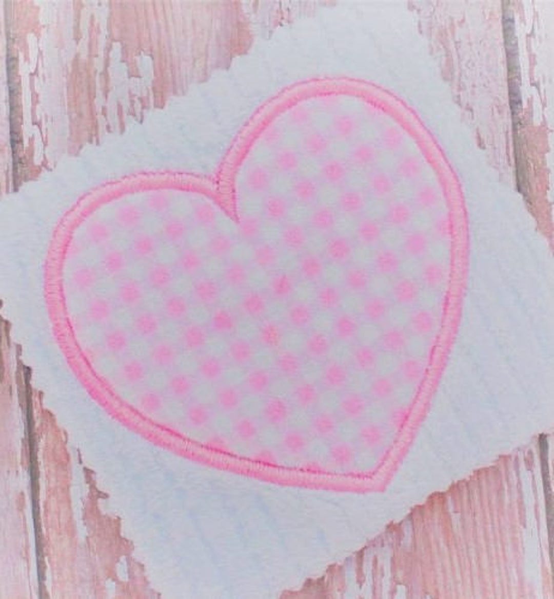 INSTANT DOWNLOAD Valentine Heart Design Applique Valentine - Etsy
