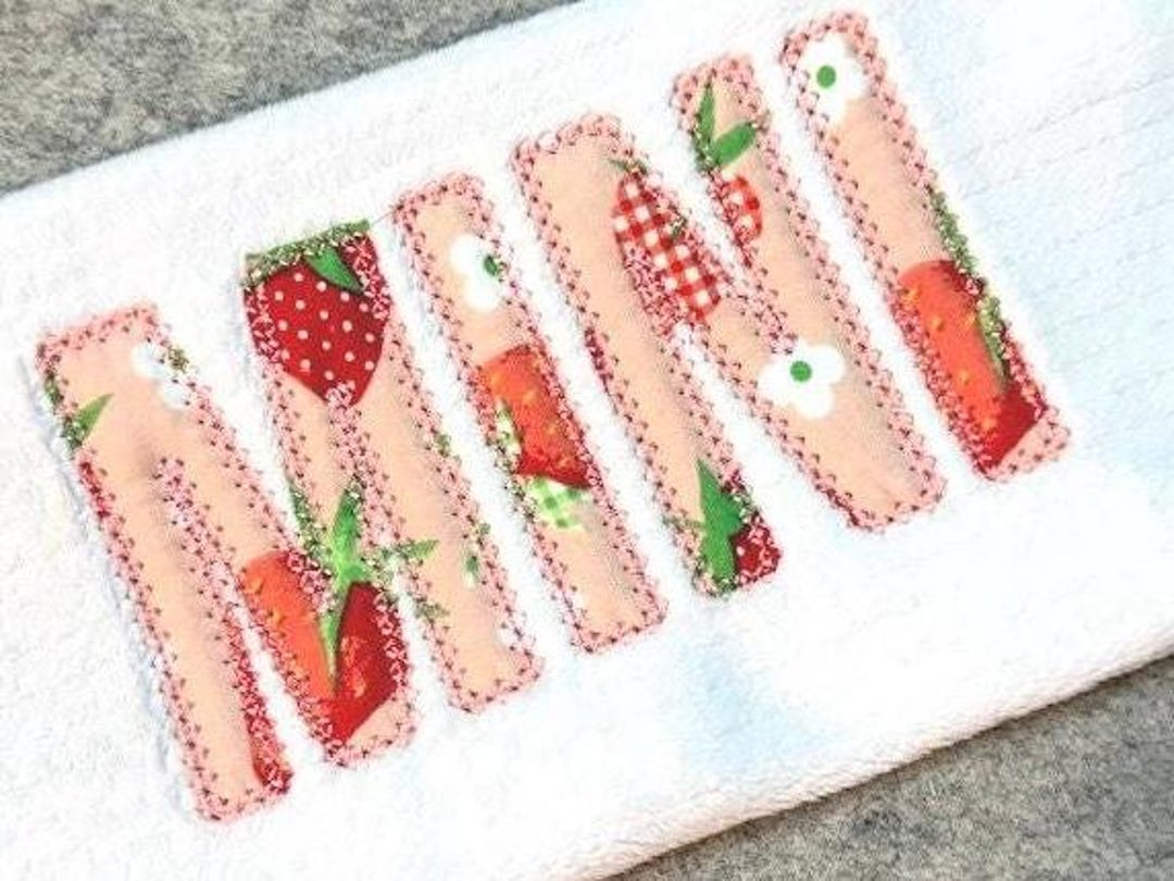 Mini Applique Embroidery Design: Machine Embroidery (instant Download ...