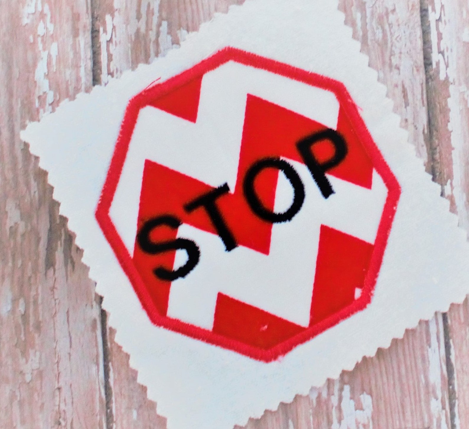 Stop Sign Applique Design Road Sign Instant Download 3 Sizes - Etsy
