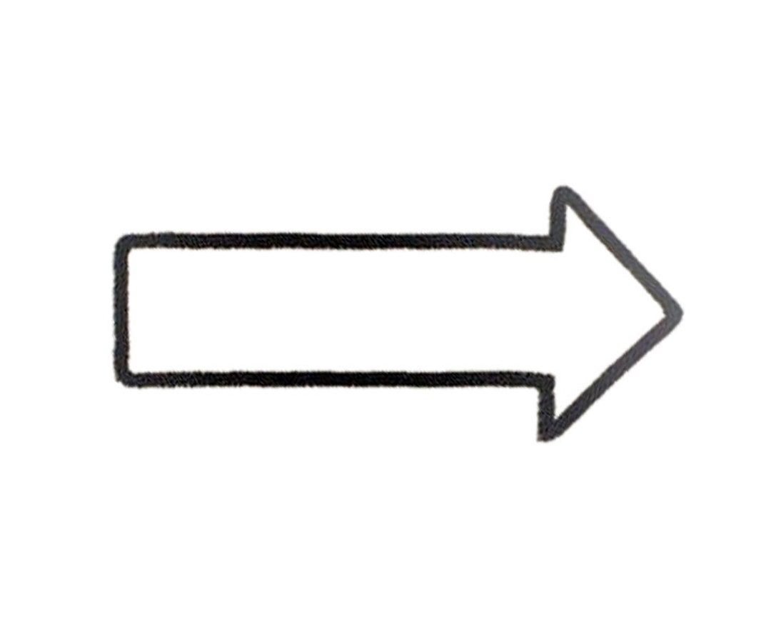 Arrow Outline Embroidery Design for Machine Embroidery Pattern 3 Sizes ...