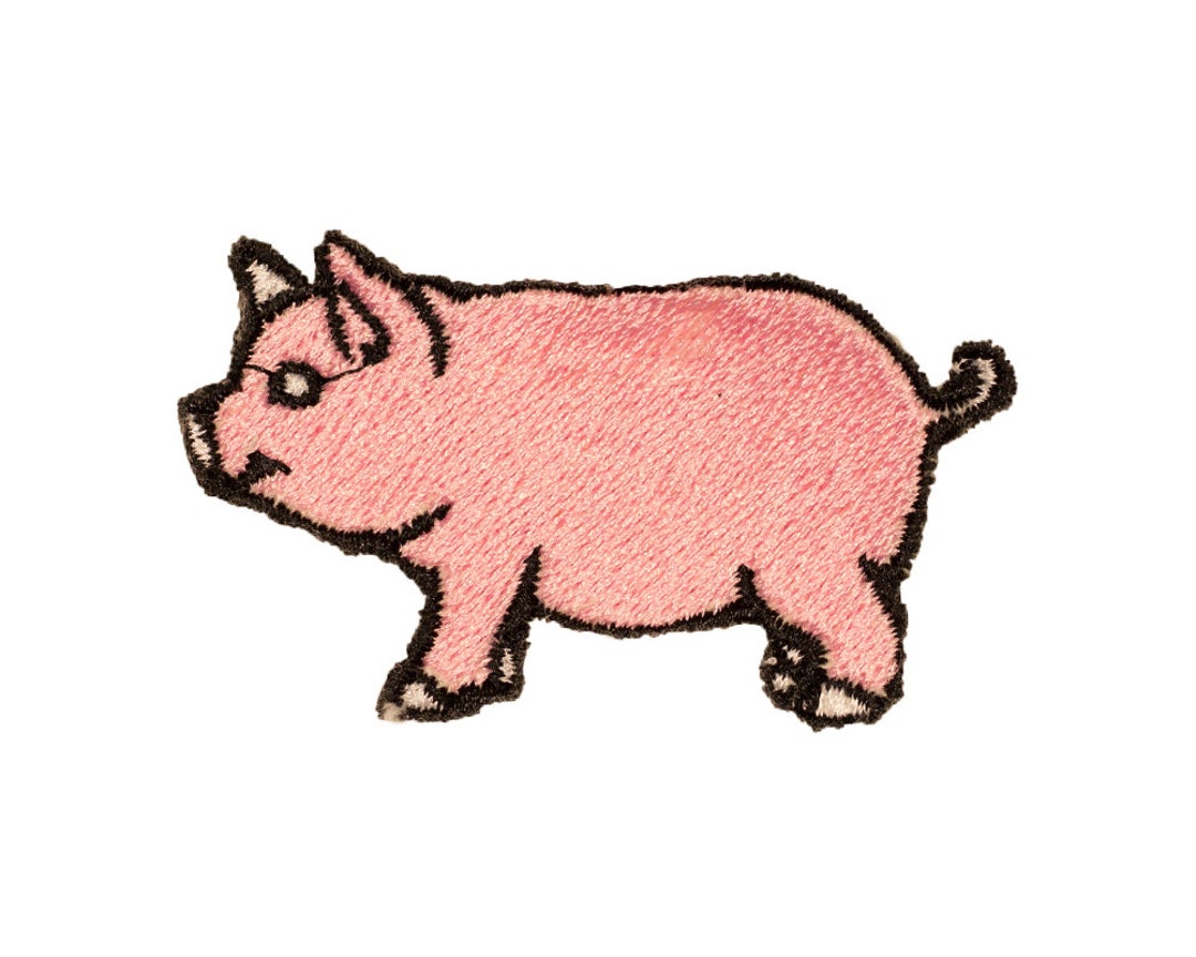 Fat Pink Pig Design for Embroidery Machine File INSTANT DOWNLOAD Easy ...