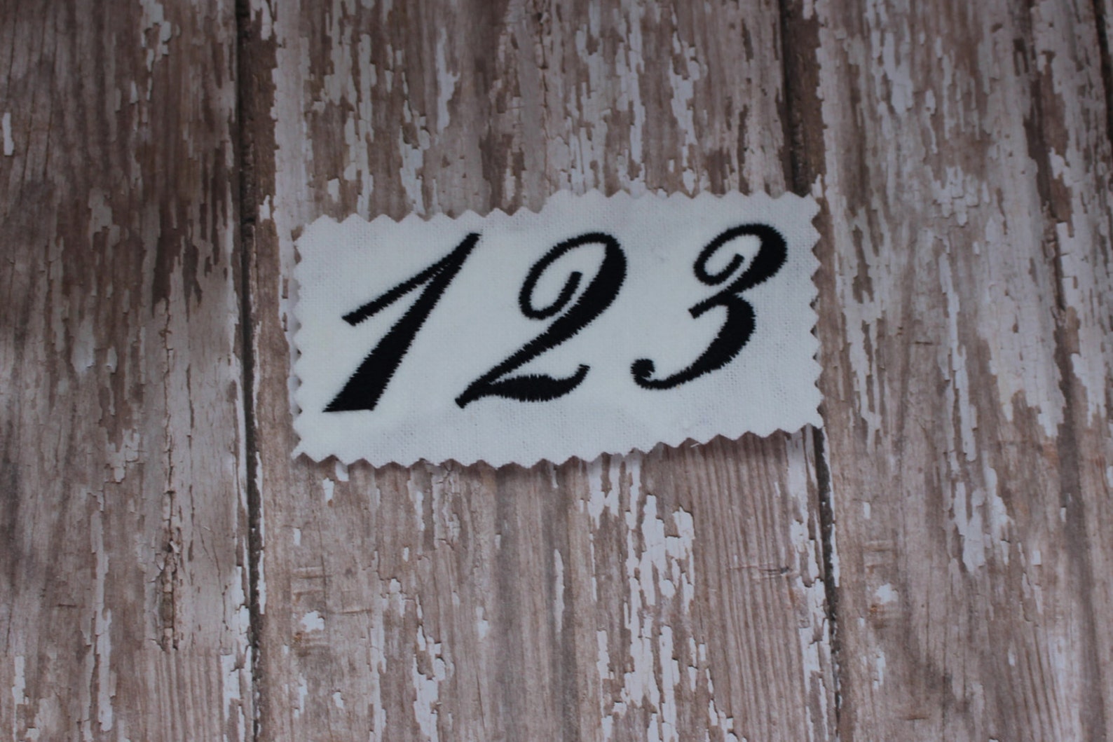 Numbers Script Embroidery Design for Embroidery Machine | Etsy