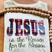 Jesus Christmas Applique: Reason for the Season Embroidery Design ...