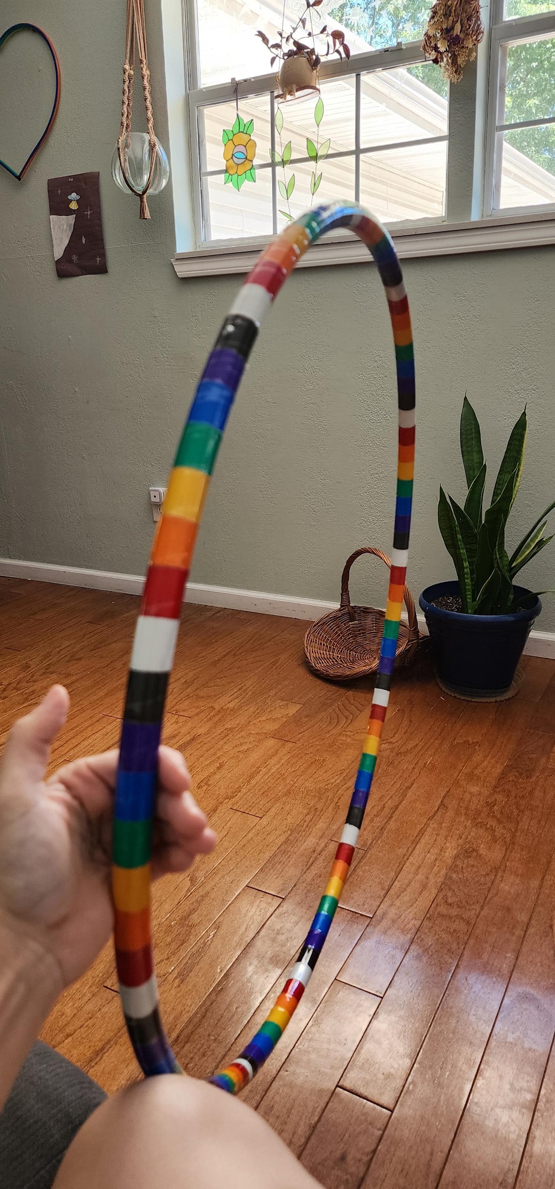 Reflective Rainbow Road Hula Hoop, Handmade - Etsy