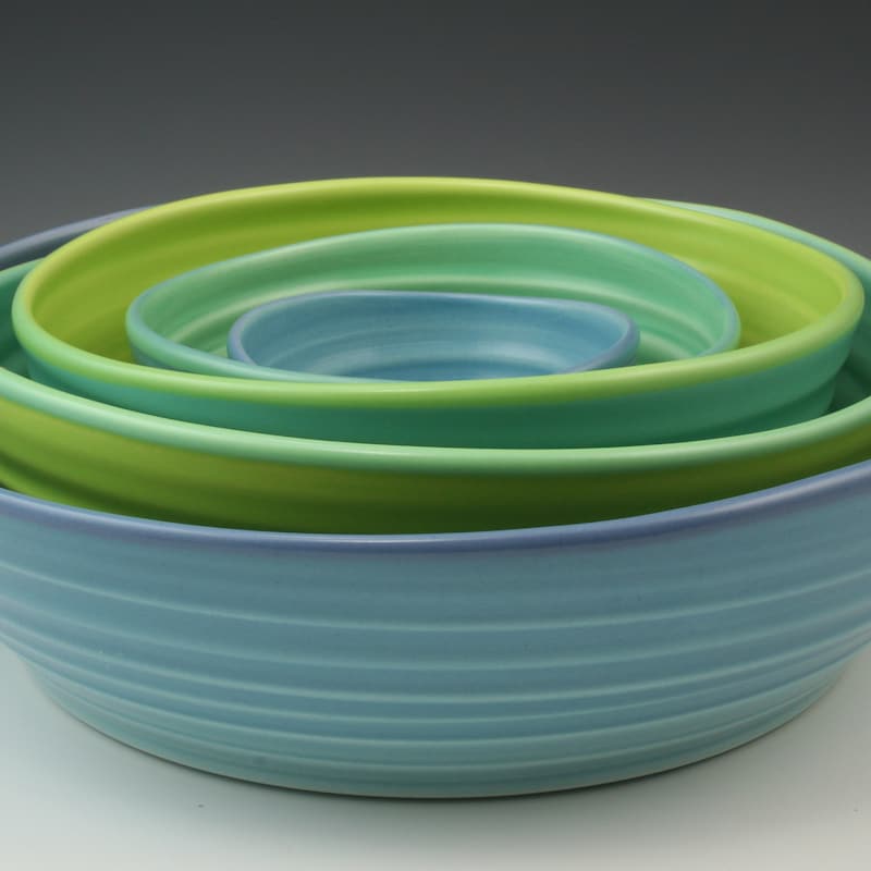 Ceramic Bowl Set - Etsy