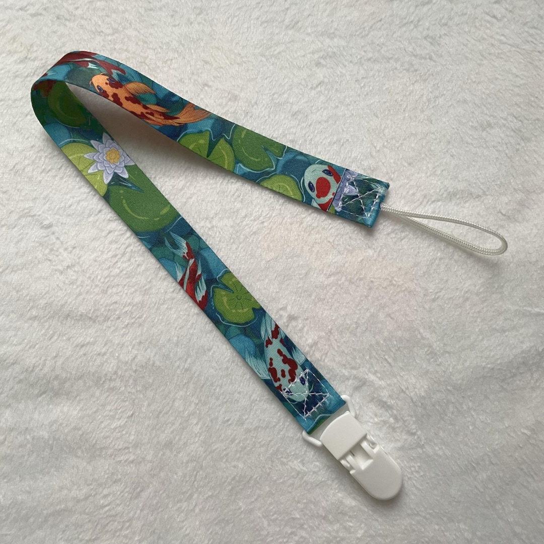 Koi Fish Pond Adult Pacifier Clip - Etsy