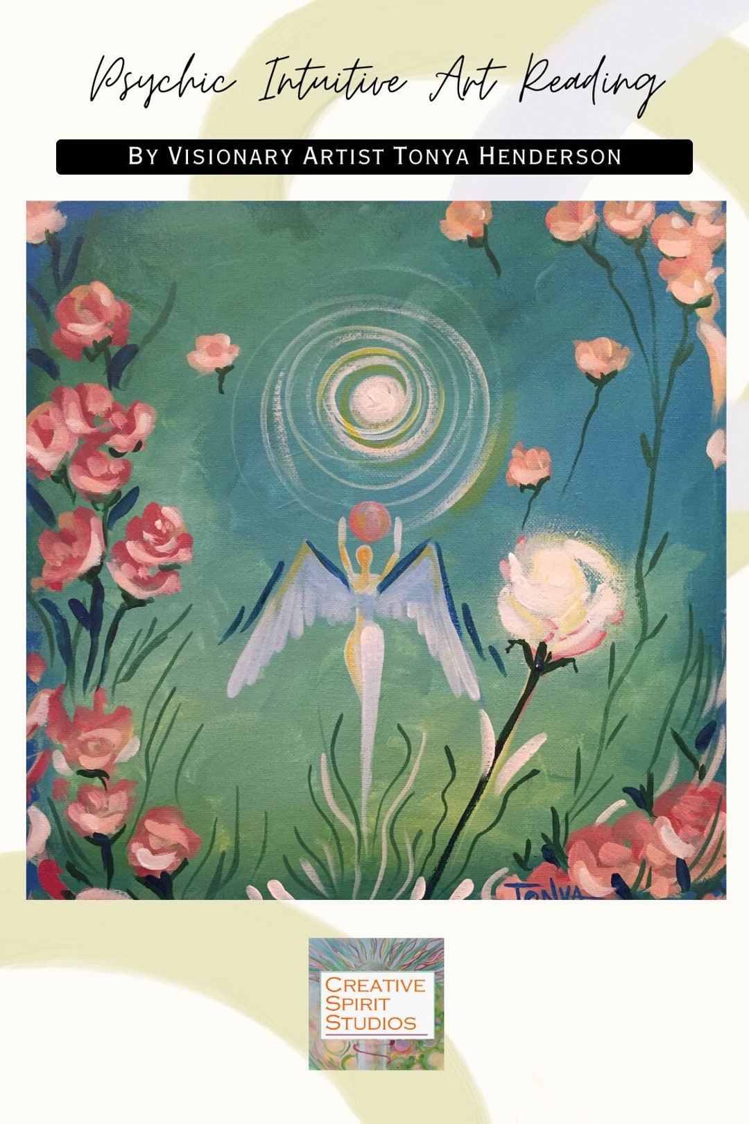 Personal Energy Portrait, Intuitive Spirit Art, Psychic Intuitive Soul ...