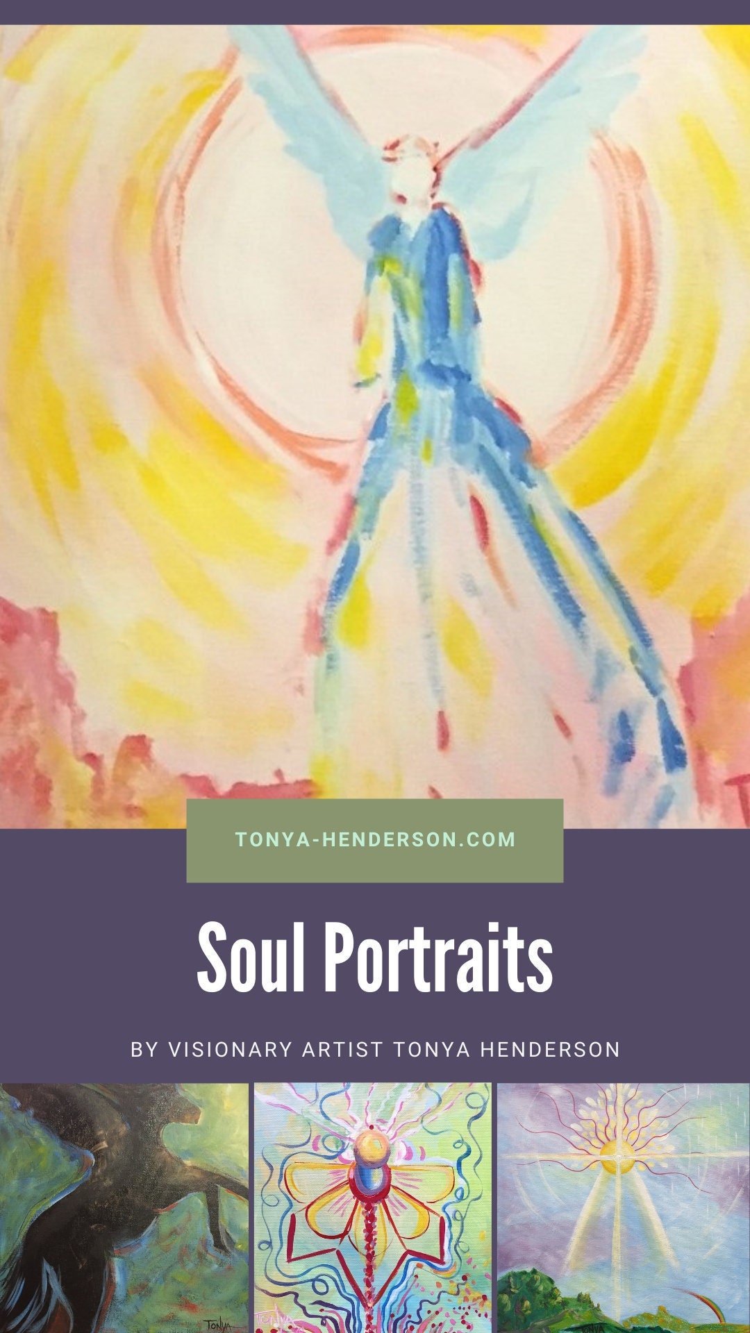 Custom Soul Portrait Art Reading, Psychic Intuitive Energy Portrait ...