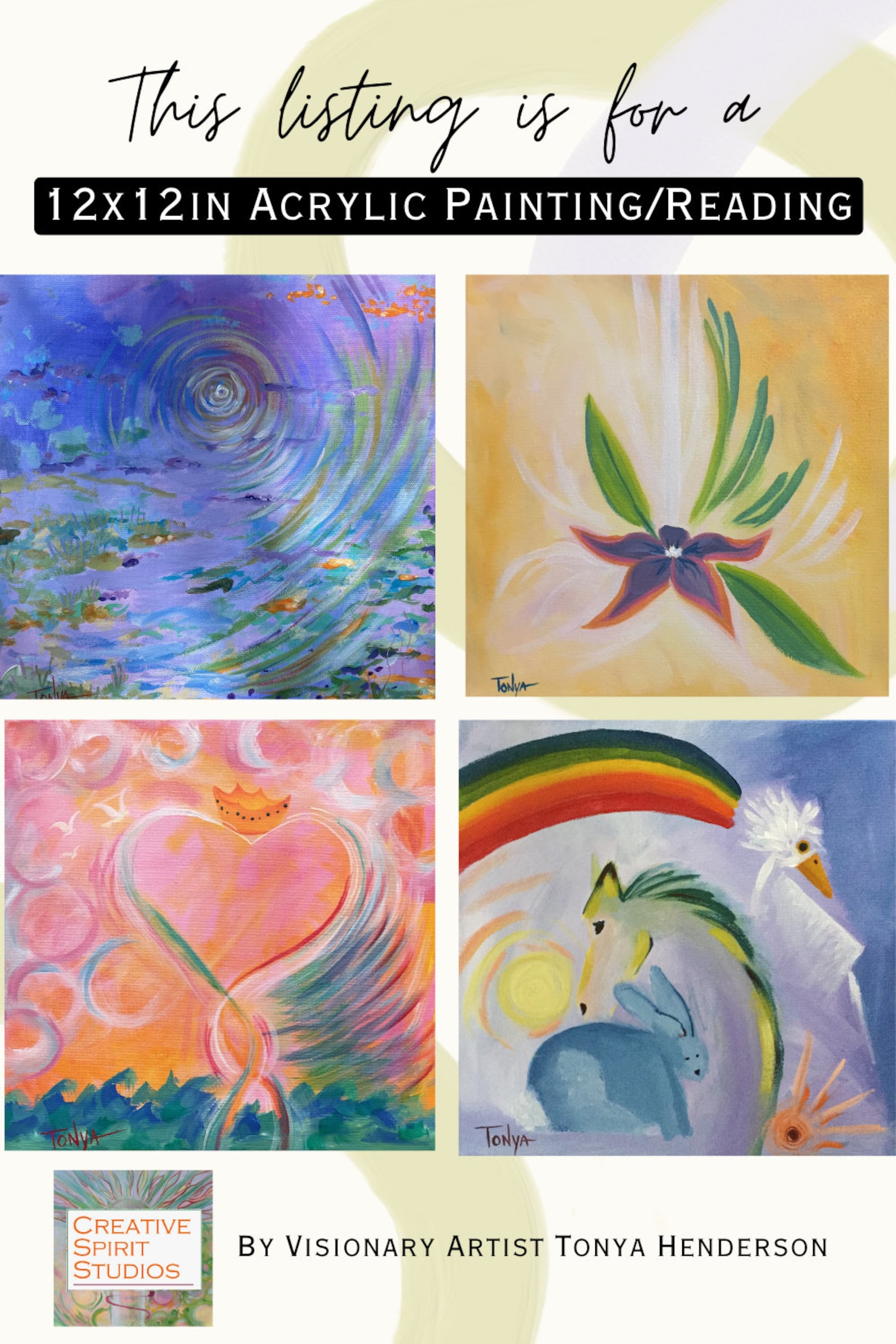 Psychic Intuitive Art Reading, Spiritual Channeled Personal Energy ...