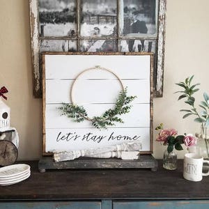 Welcome Farmhouse Sign Shiplap Sign Rustic Sign Farmhouse Decor Wreath ...